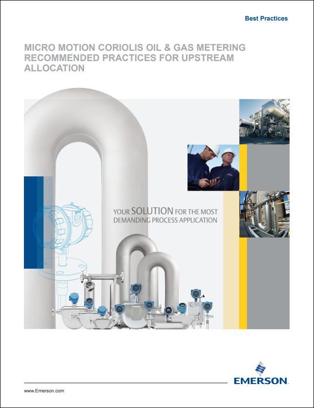 Best Practices in Coriolis Meter Selection and Installation